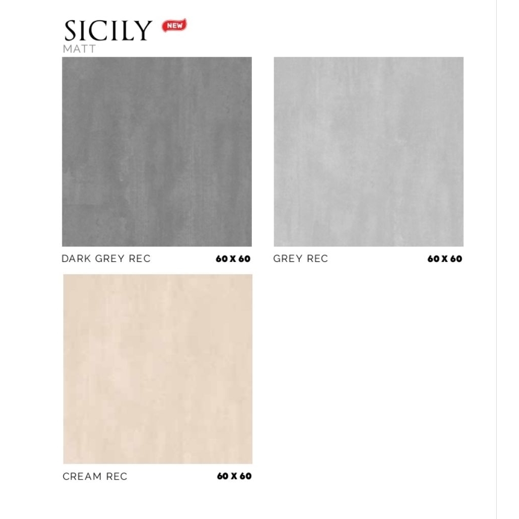 Jual KERAMIK RECTIFIED MEREK PLATINUM TYPE SICILY DARK GREY REC SICILY ...
