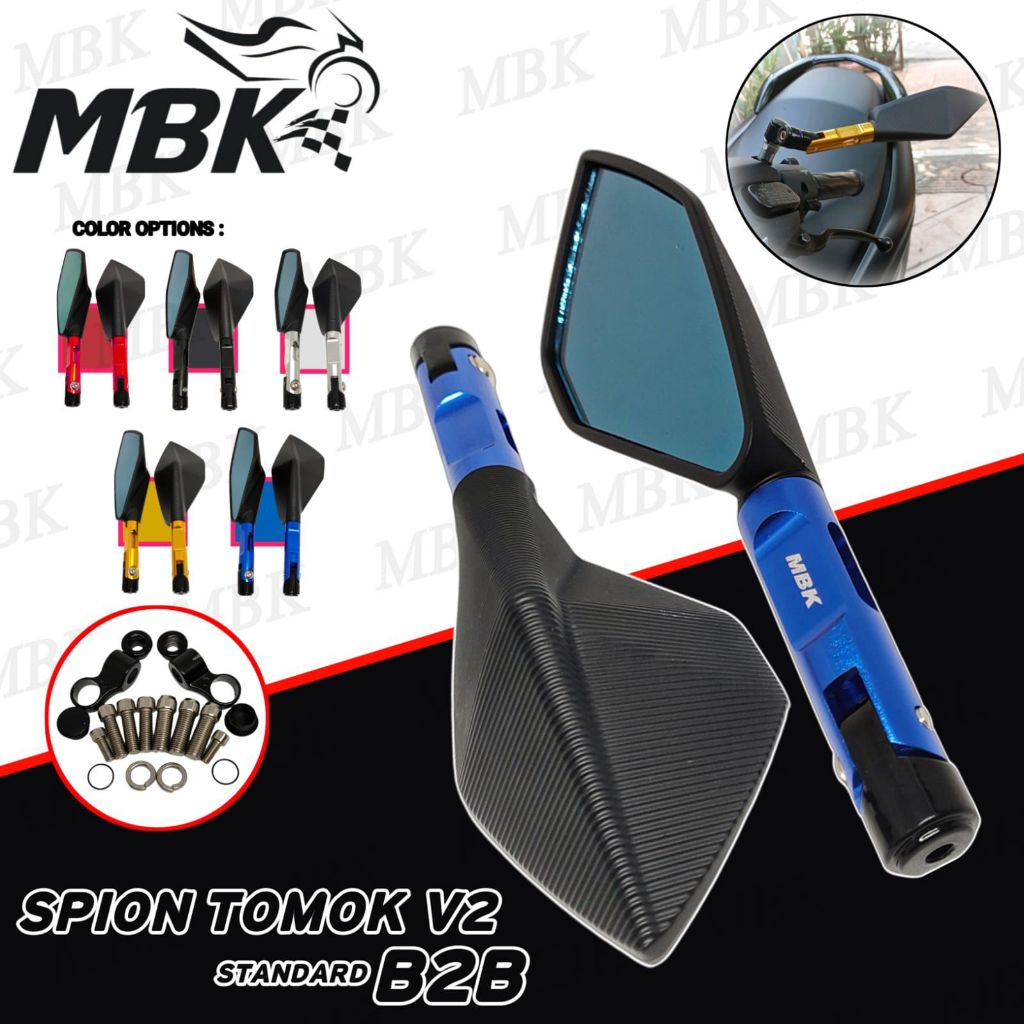 Jual Kaca spion tomok v2 variasi CNC universal Semua Type Motor ...