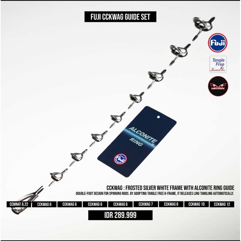 Jual Ring Guide Fuji Alconite Set Spinning & Overhead | Shopee Indonesia