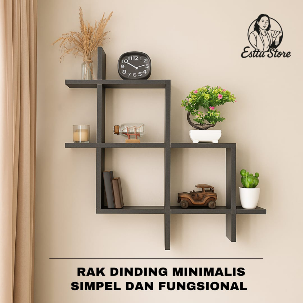 Jual Rak Dinding Minimalis| Rak Pajangan Hiasan Dinding Estetik ...
