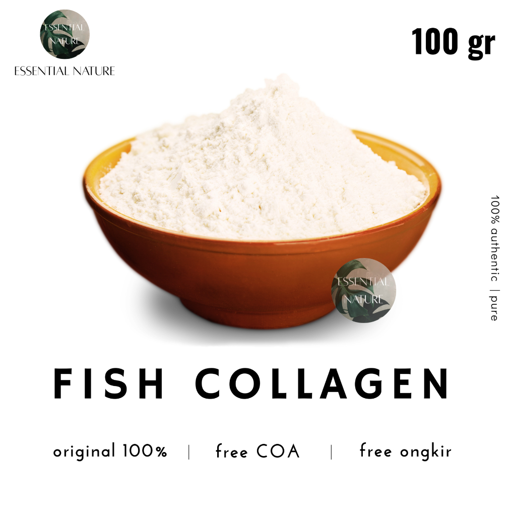 Jual Fish Collagen Murni Free COA Pure 100% Kolagen Ikan 100gr | Shopee ...