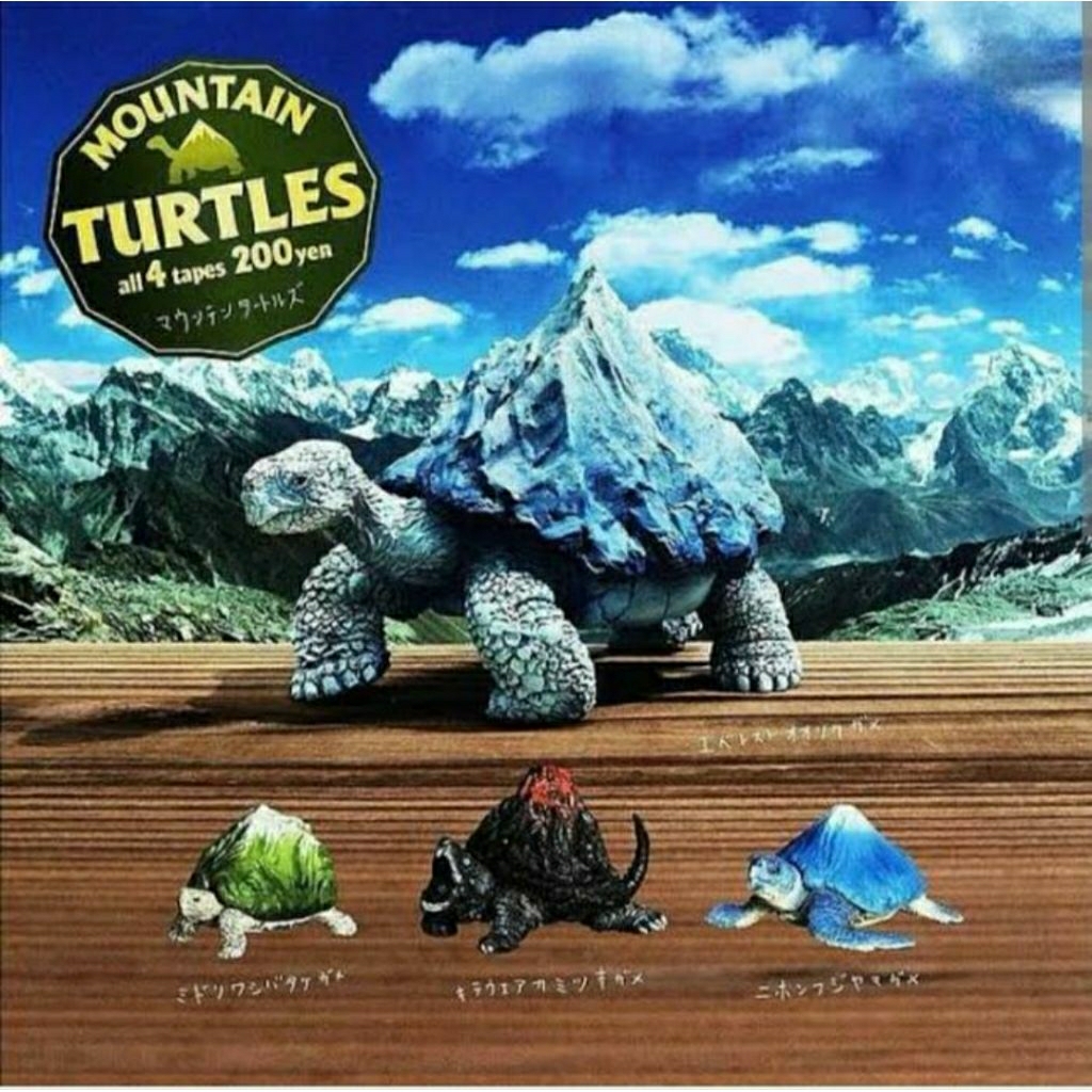 Jual Gachapon Capsule Mountain Turtles set | Shopee Indonesia