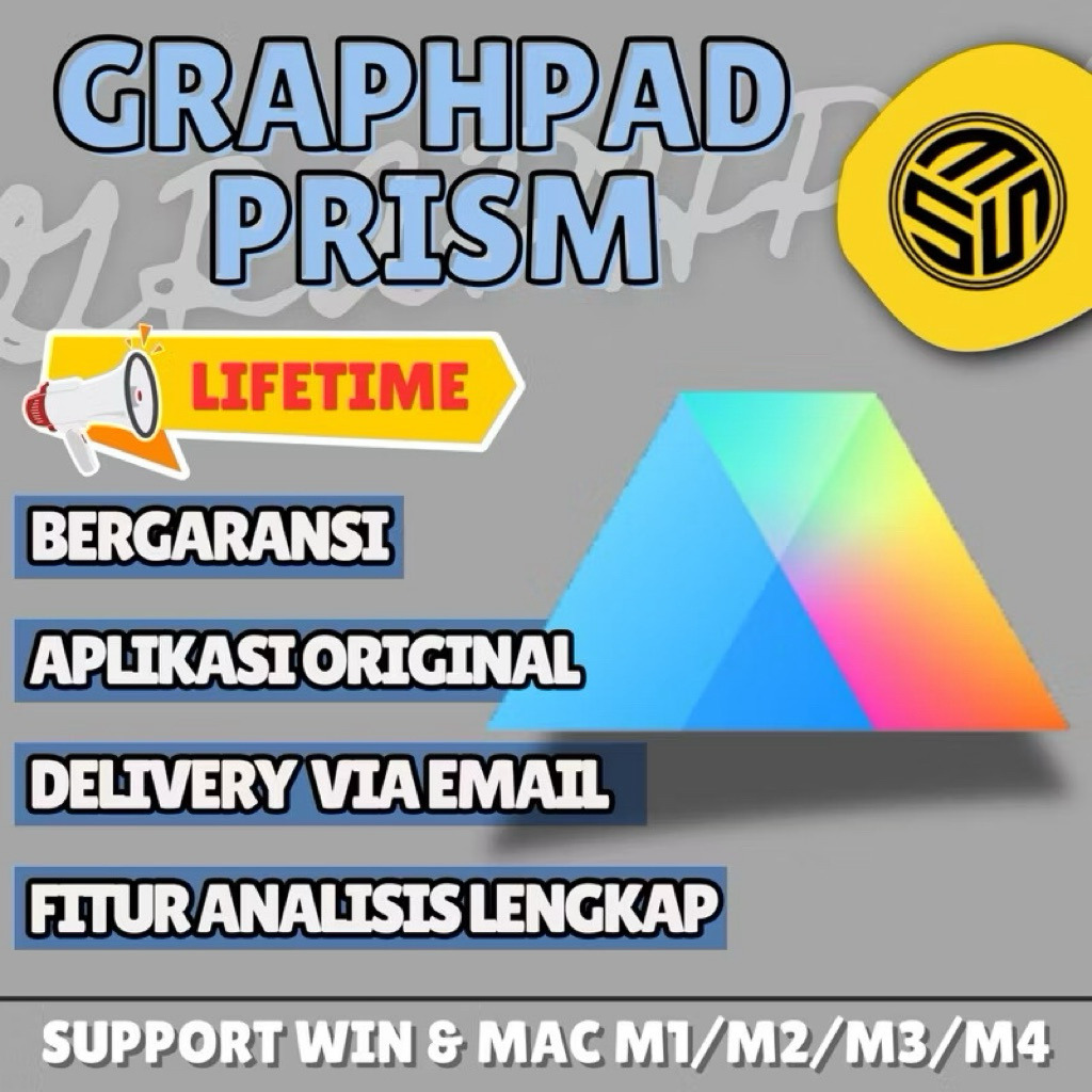 Jual Graphpad Prism 10 MAC & WIN Lifetime Bergaransi | Shopee Indonesia