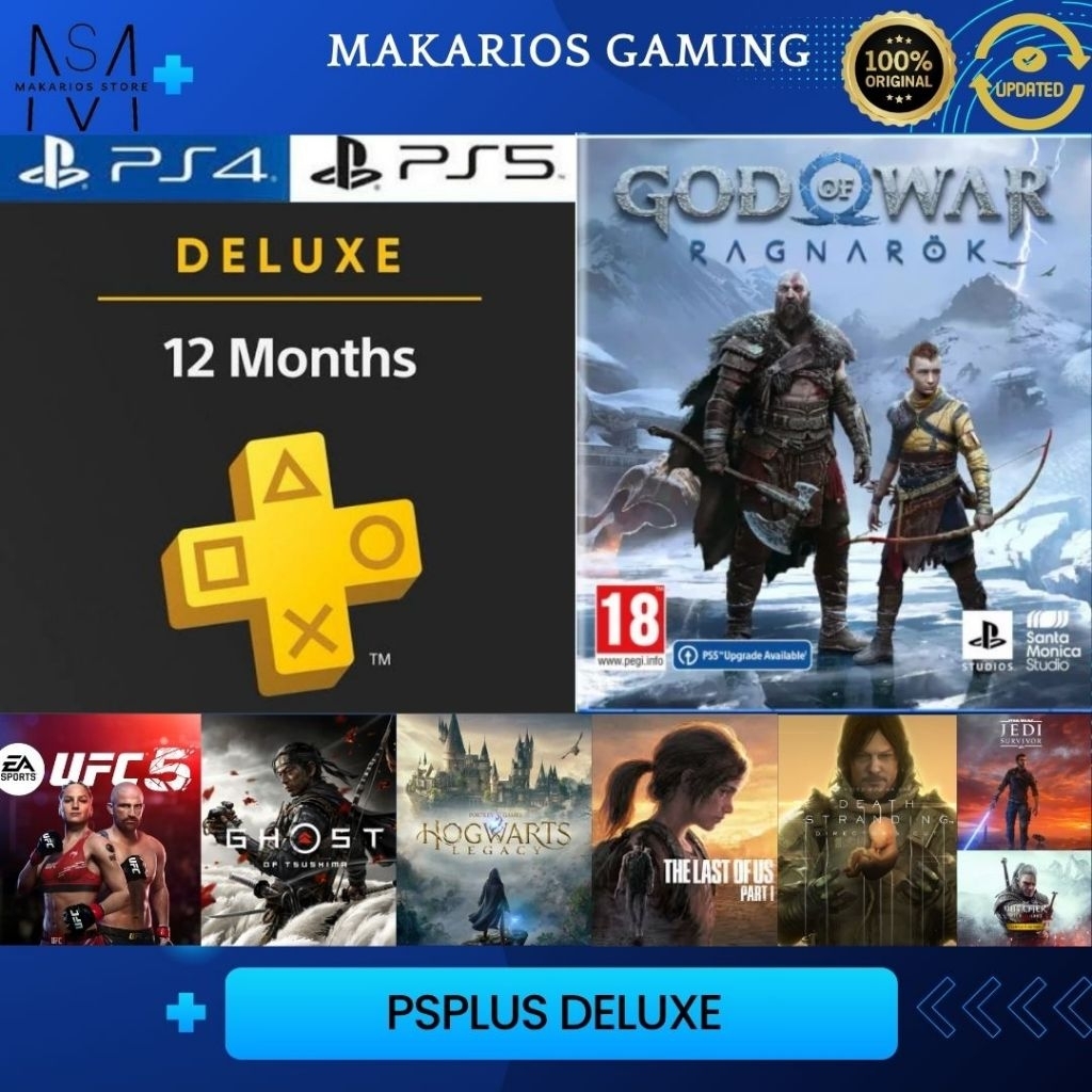 Jual Psplus Playstation Plus Deluxe PS5 / PS4 1 Tahun | Shopee Indonesia
