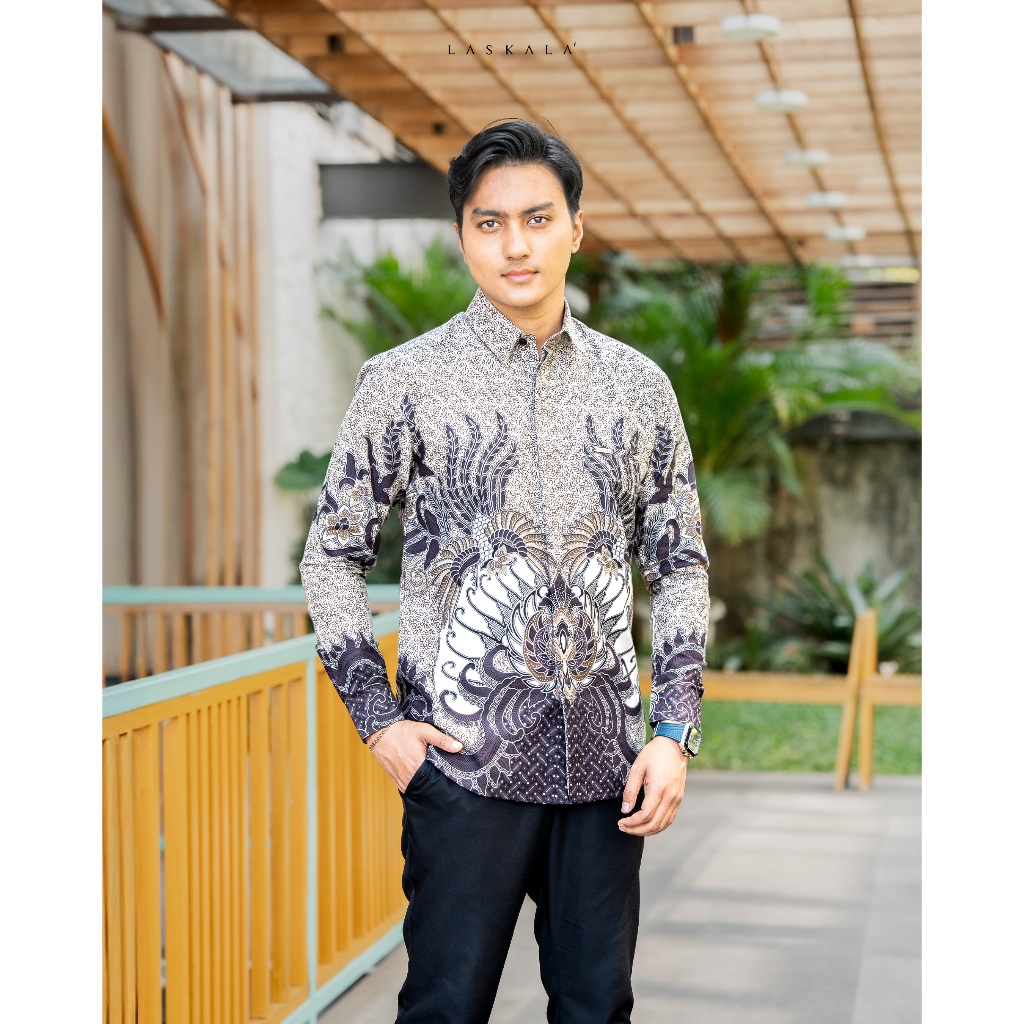 Jual Laskala Batik Premium Mali Kemeja Batik Pria Slimfit Lengan ...