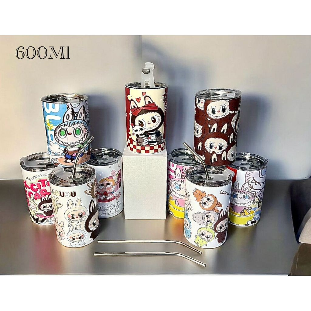 Jual *Tumbler Americano Labubu / Tumbler Americano Stainlles Motif ...