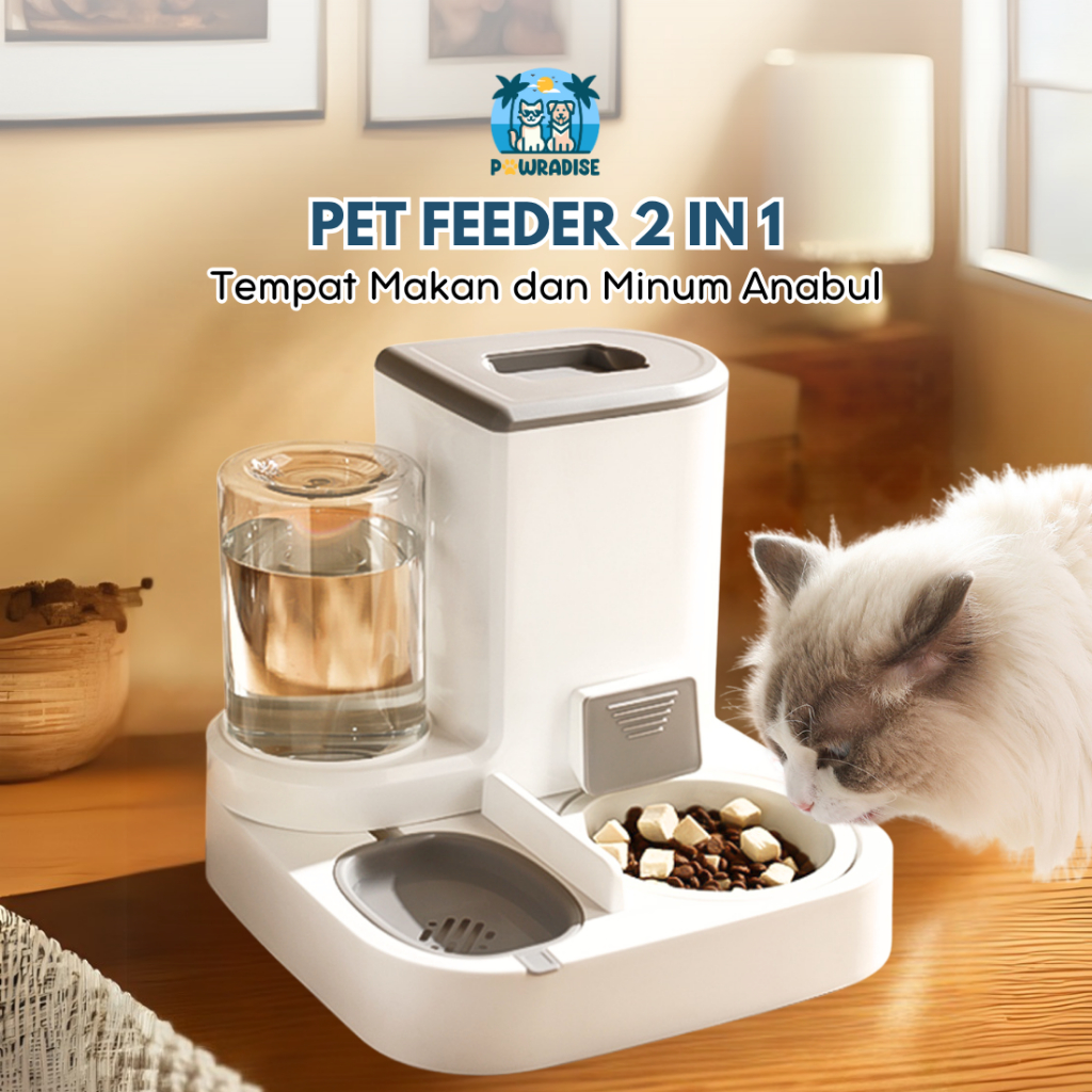 Jual Automatic Pet Feeder Cat Dog Extra Larga - Tempat Makan dan Minum ...
