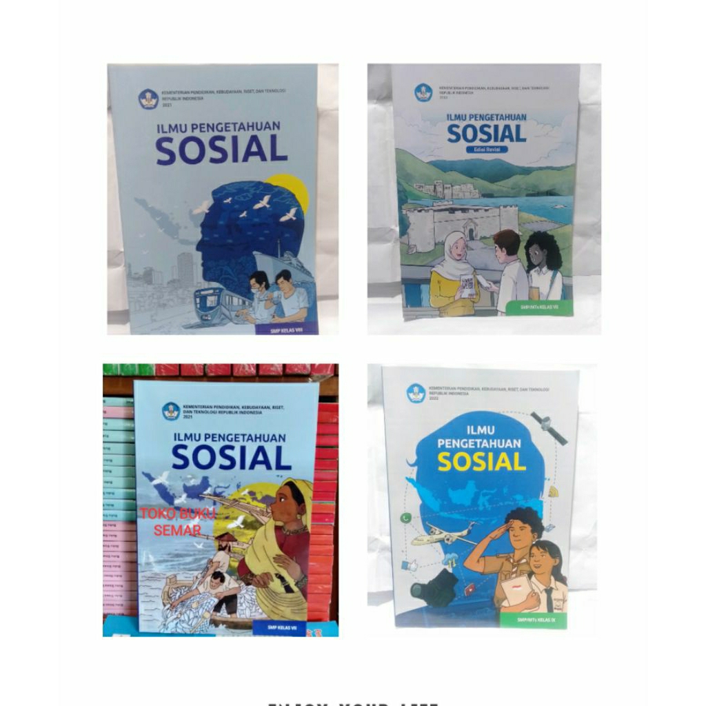 Jual Buku pelajaran IPS SMP MTs Kls 7, 8, 9 kurikulum Merdeka penerbit ...