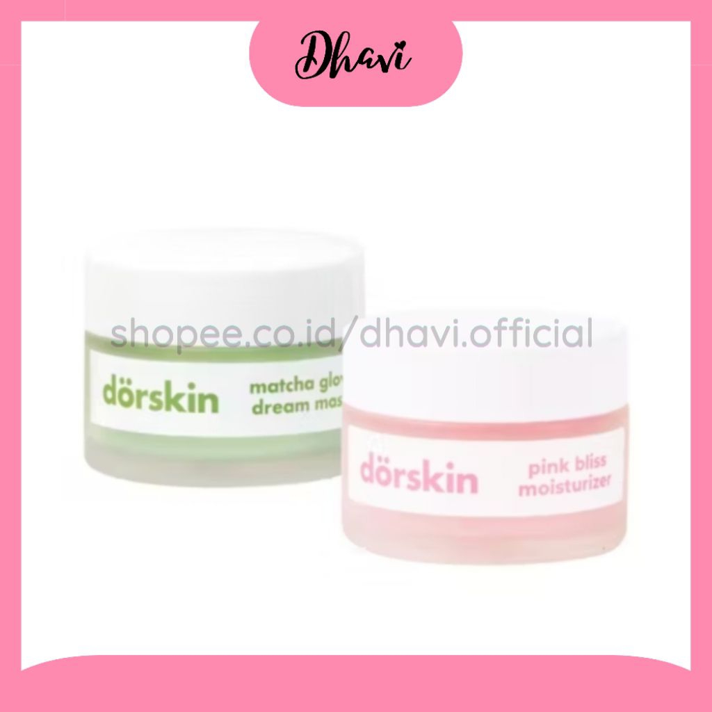 Jual DORSKIN Mask Matcha Glow Dream Sleeping Mask Brightening Masker ...