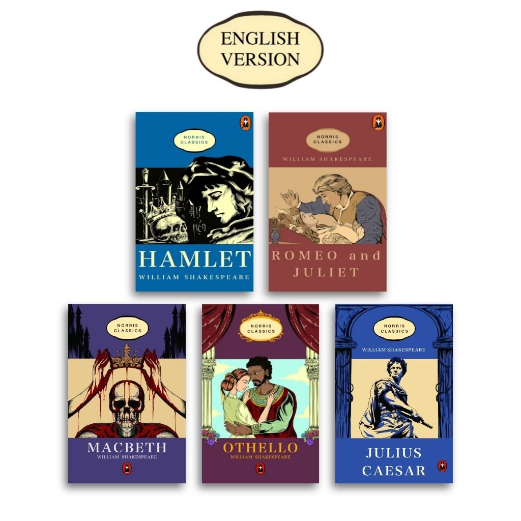 Jual Hamlet Romeo and Juliet Macbeth Othello Julius Caesar William ...