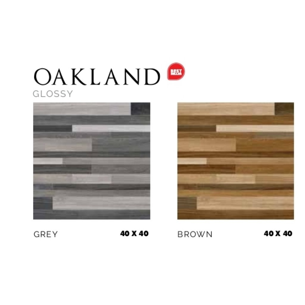 Jual KERAMIK MEREK ASIA TILE TYPE OAKLAND GREY OAKLAND BROWN UKURAN ...
