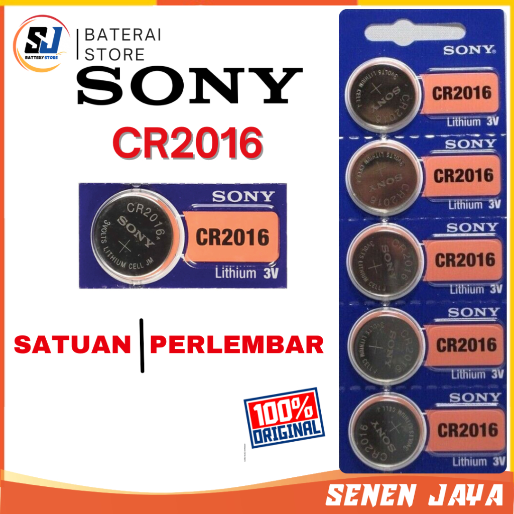 Jual ORIGINAL!! Baterai Remote Sony CR2016 Mobil Avvanza Motor Honda ...