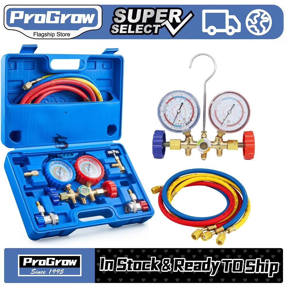 Jual Alat Pengisian Freon AC & Kulkas - Manifold Double SMC Set Premium ...