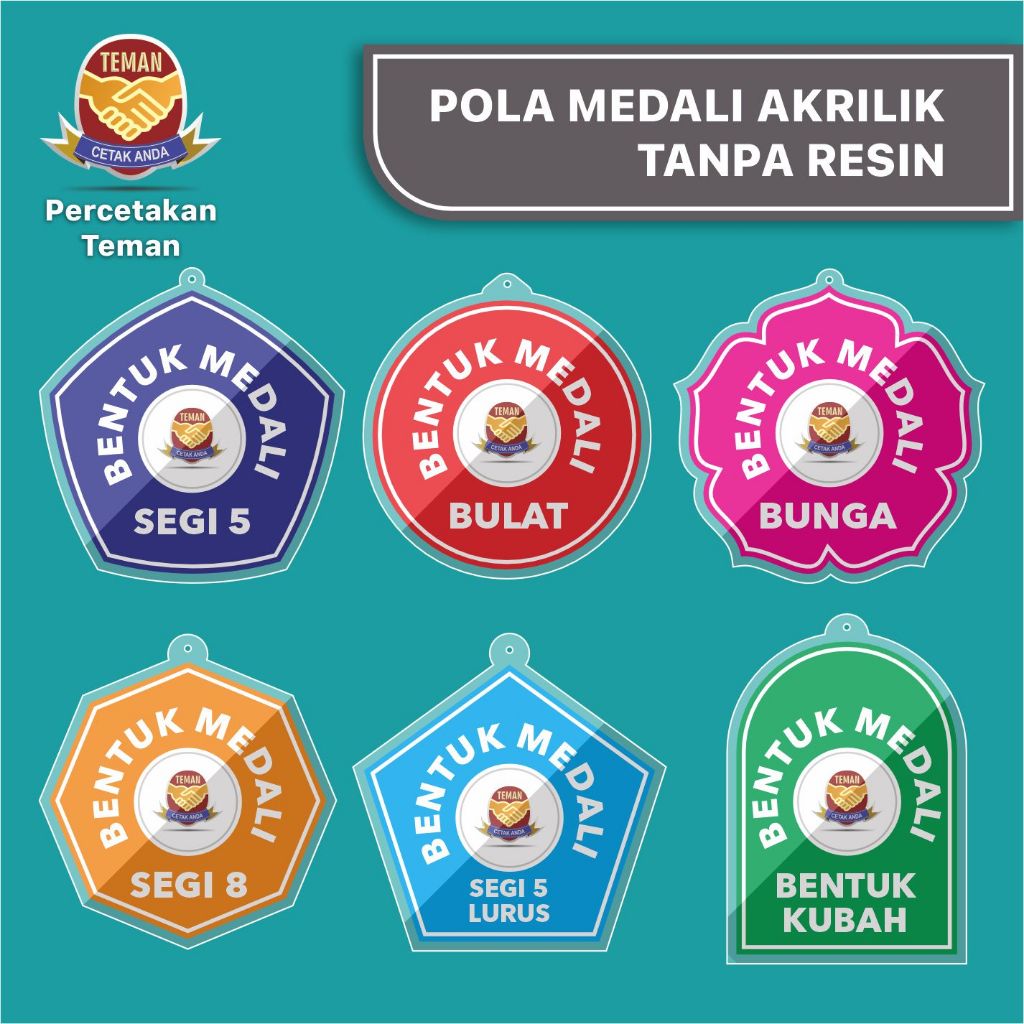 Jual Medali Kelulusan sekolah / Medali Wisuda / Medali Akrilik Stiker ...