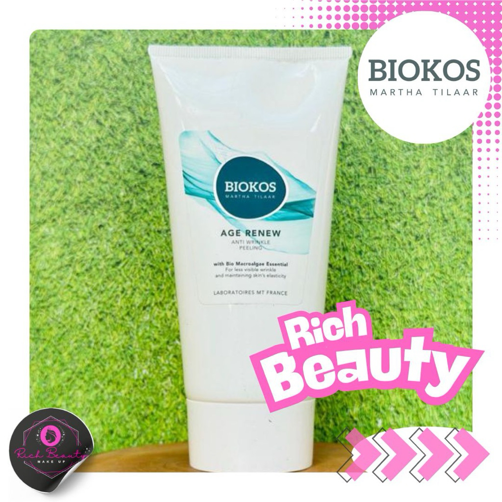 Jual BIOKOS AGE RENEW ANTI WRINKLE PEELING 150g | Shopee Indonesia