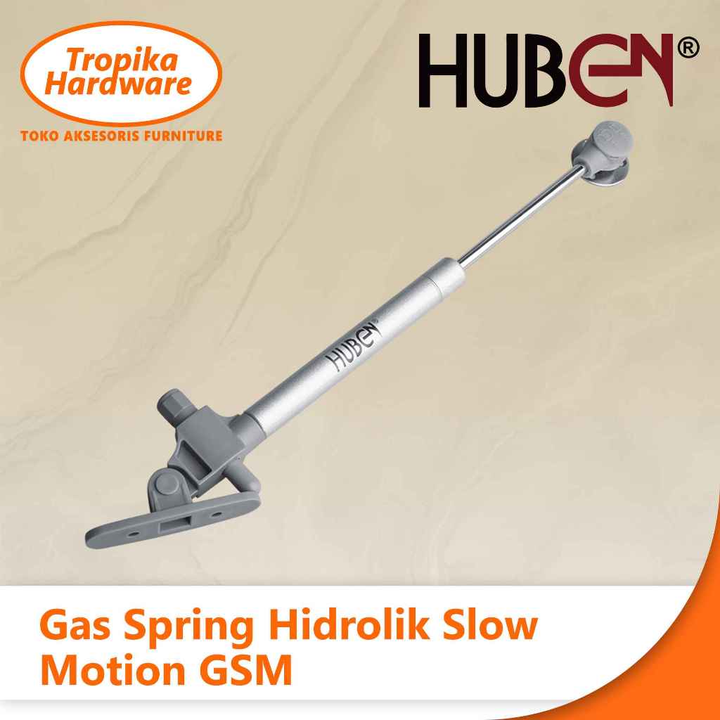 Jual HUBEN - Gas Spring Hidrolik Slow Motion GSM | Penyangga Pintu ...
