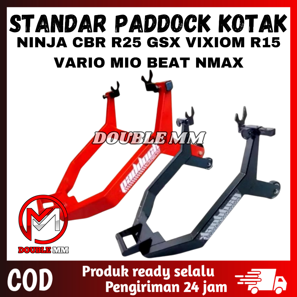 Jual Standar Paddock Kotak Ninja CBR R25 GSX Vixion R15 Vario Mio Beat ...