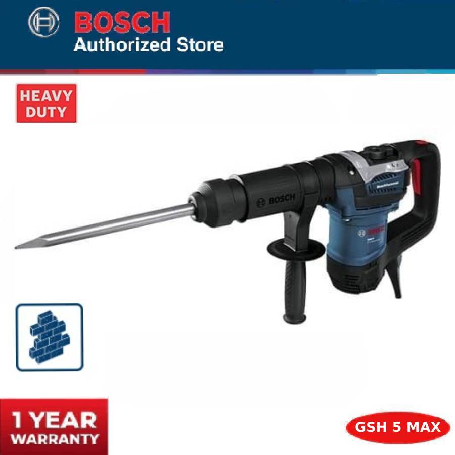 Jual BOSCH Demolition Hammer / Bobok Beton Listrik 7,5Joule 1100W GSH 5 ...