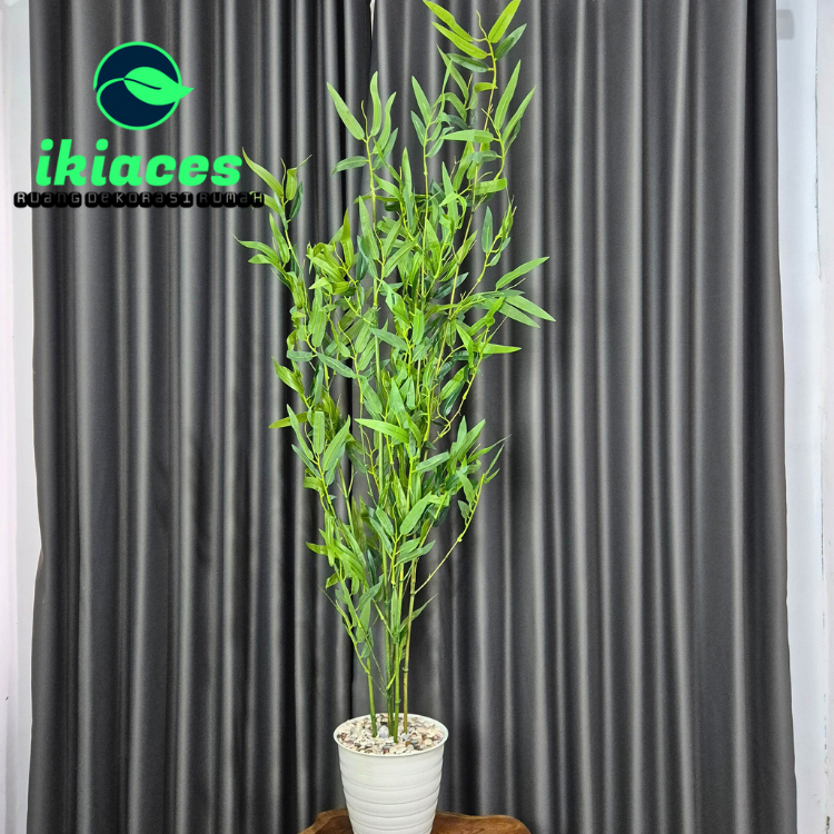 Jual DAUN BAMBU PLASTIK JUMBO 1 METER TANAMAN HIAS ARTIFISIAL POHON ...