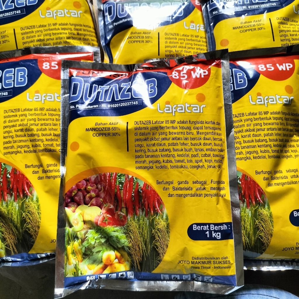 Jual Fungisida Dutazeb Lafatar 85 WP 1 kg Mankozeb biru Dan Copper ...
