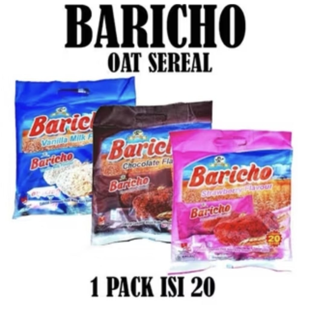 Jual BARICHO OAT SEREAL 1 PACK ISI 20 BUNGKUS | Shopee Indonesia