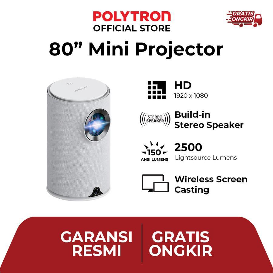 Jual POLYTRON MINI PROJEKTOR 80 INCH FULL HD - PLP 71LHM | Shopee Indonesia