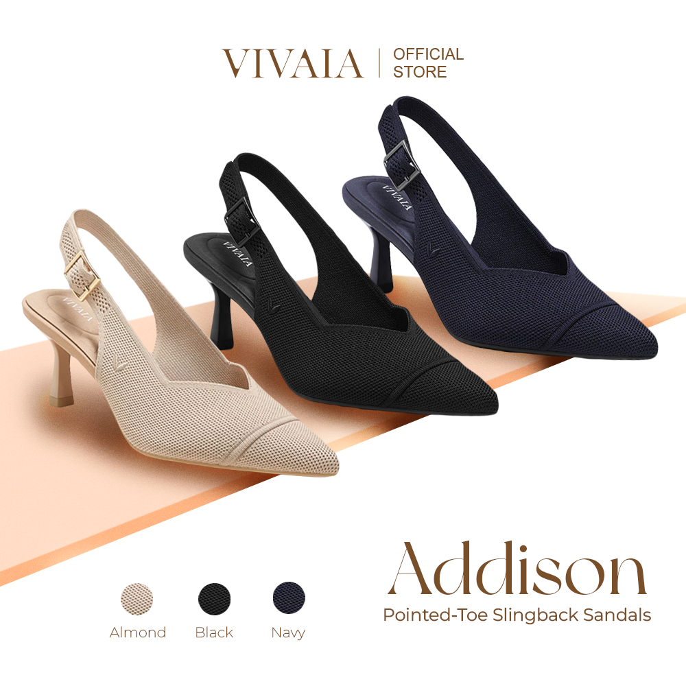 Jual VIVAIA Sepatu Wanita Pointed-Toe Slingback Sandals (Addison ...