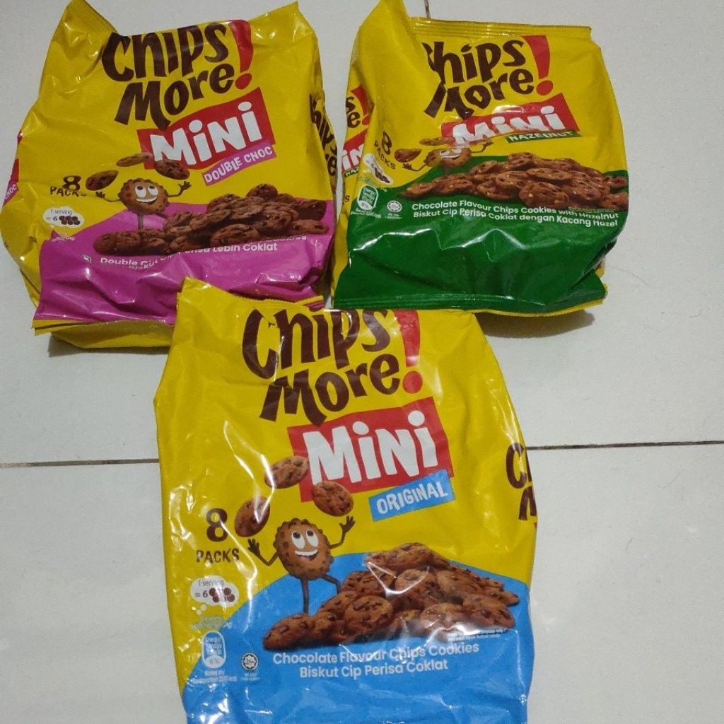 Jual Chips More Mini Biskuit Chocolate Original Hazelnut isi 8pcs ...