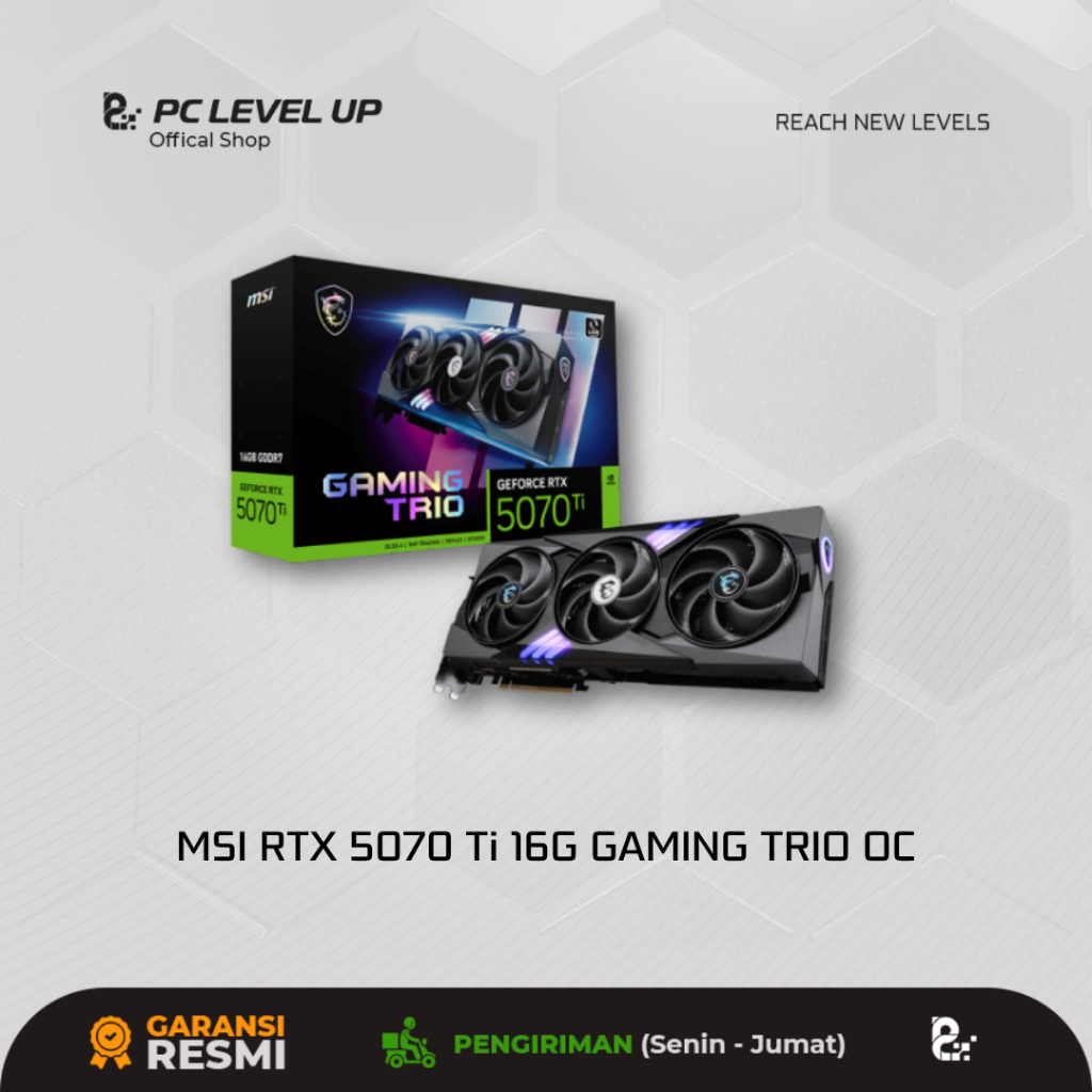Jual VGA Card MSI RTX 5070 Ti 16G GAMING TRIO OC | Shopee Indonesia