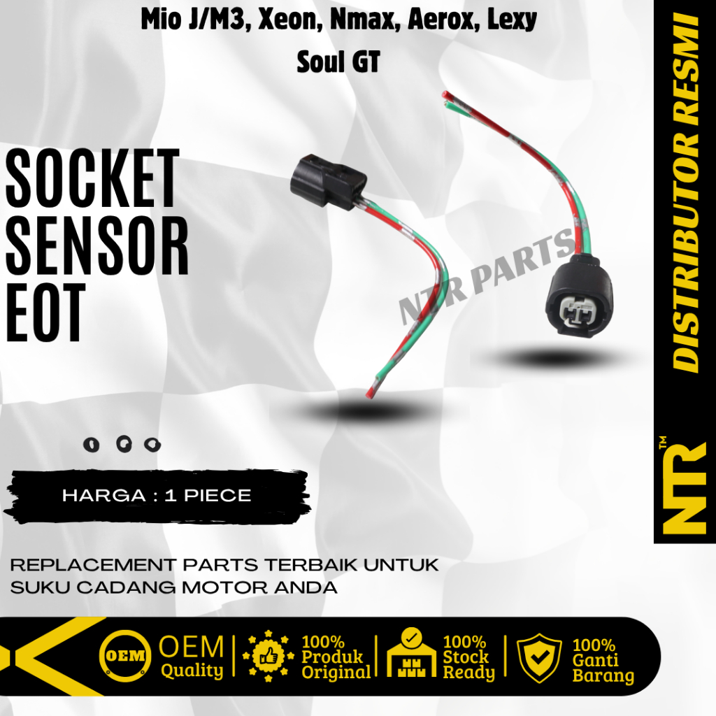 Jual NTR Parts Socket Soket Sensor EOT Sensor Suhu Panas Mio J M3 Soul ...