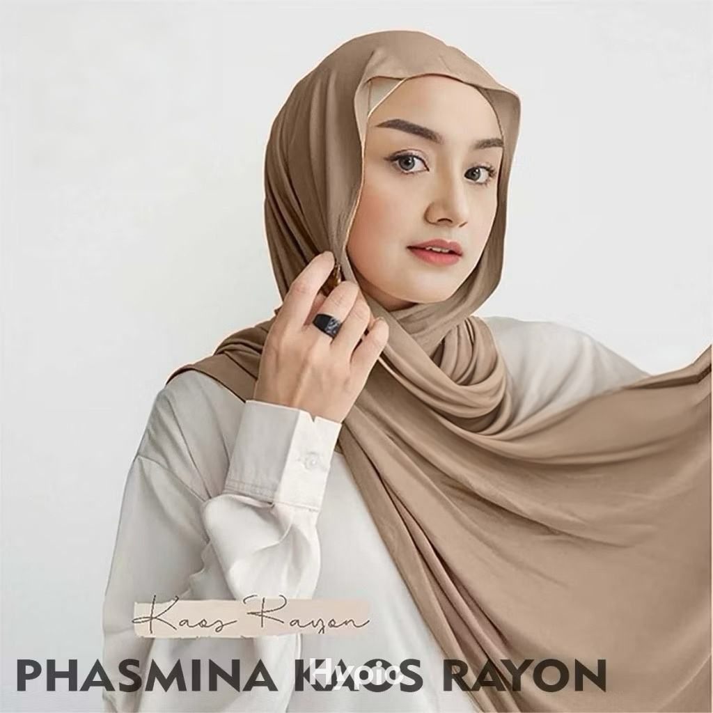 Jual PASHMINA KAOS RAYON PREMIUM SIZE 180X75 STYLE KOREA HIJAB KEKINIAN ...