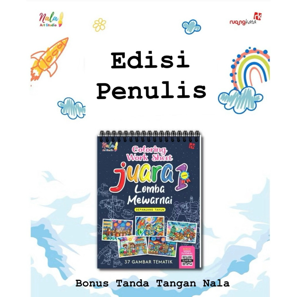 Jual Buku Kedua Nala Coloring Worksheet Special Edition TTD Penulis ...