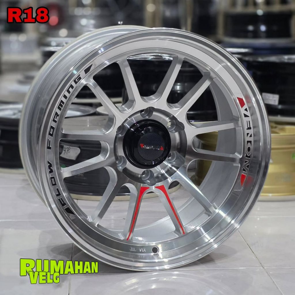 Jual velg mobil ring 18 velg VENOM SPIDER R18 PCD 6X139,7 velg racing racing R18 cocok untuk ...