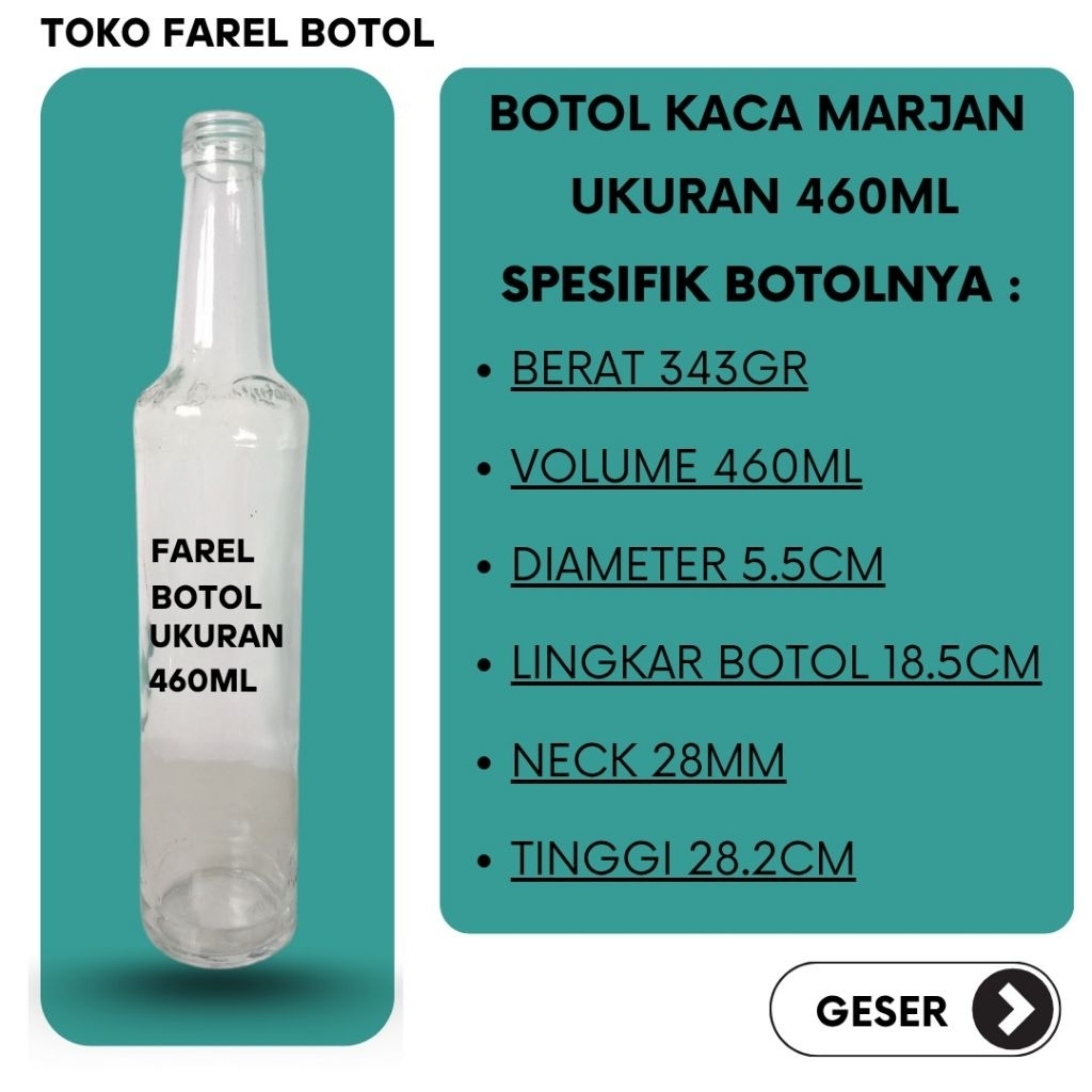 Jual BOTOL MARJAN 460ML barang rekondisi | Shopee Indonesia