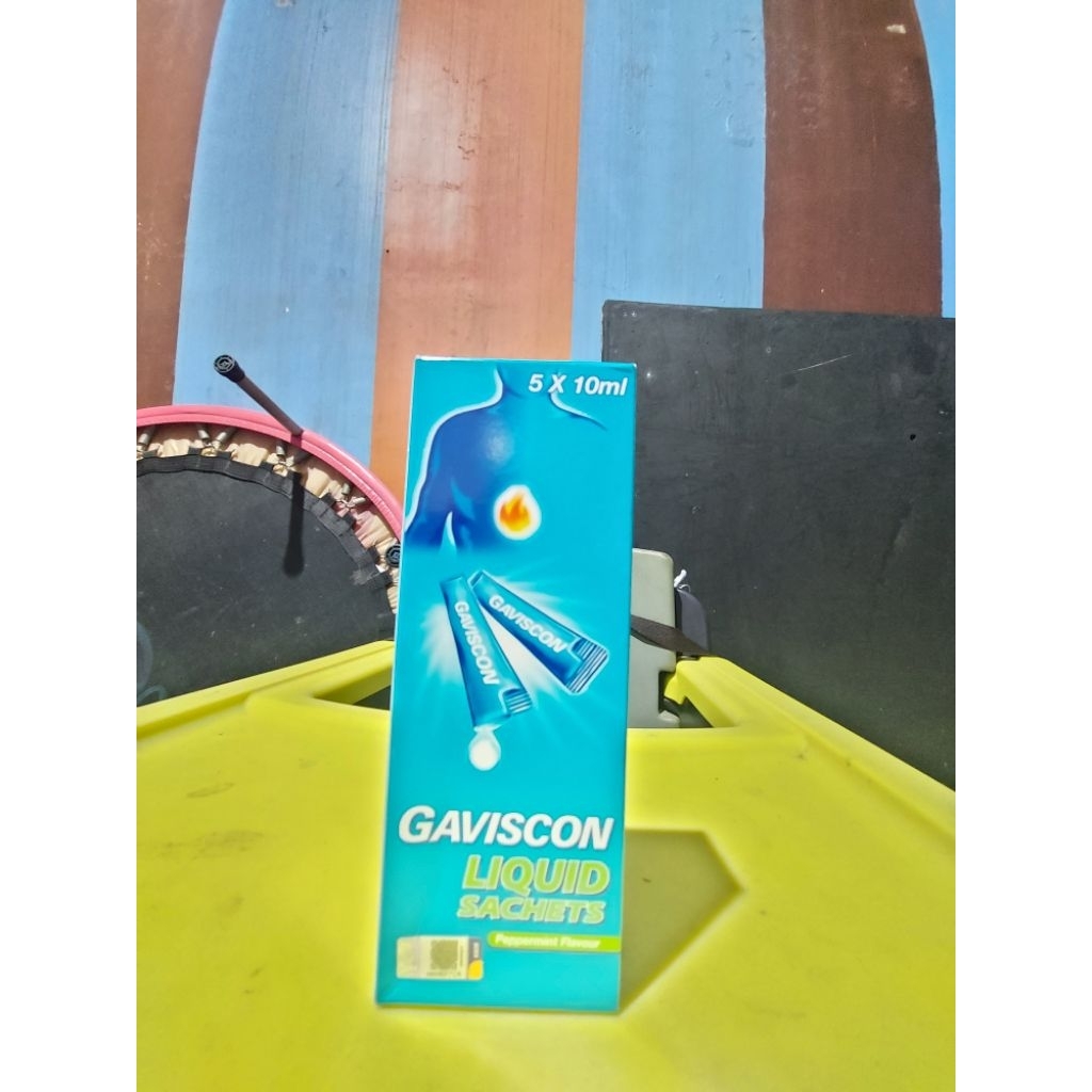 Jual Gaviscon Peppermint Liquid Sachets (5x10ml) Gaviscon Liquid ...