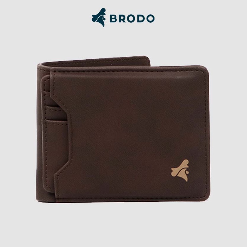 Jual KODE P72F Brodo Dompet Leftscape Wallet Brown | Shopee Indonesia
