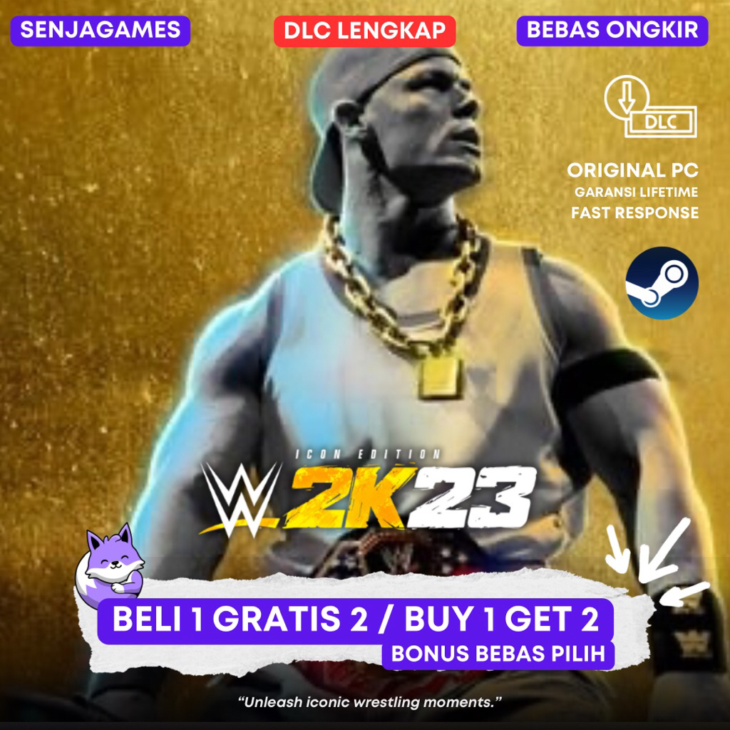 Jual WWE 2K23 / WWE 2023 Icon Edition PC Original Steam | Shopee Indonesia