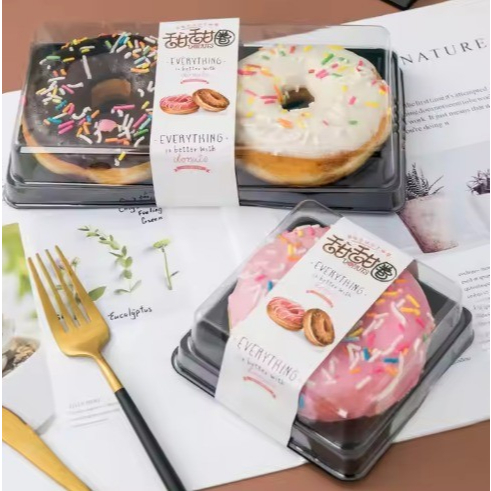 Jual Blister Box Tray Mika Kue Cake Donat Donut HT158 Sekat 1 | Shopee ...