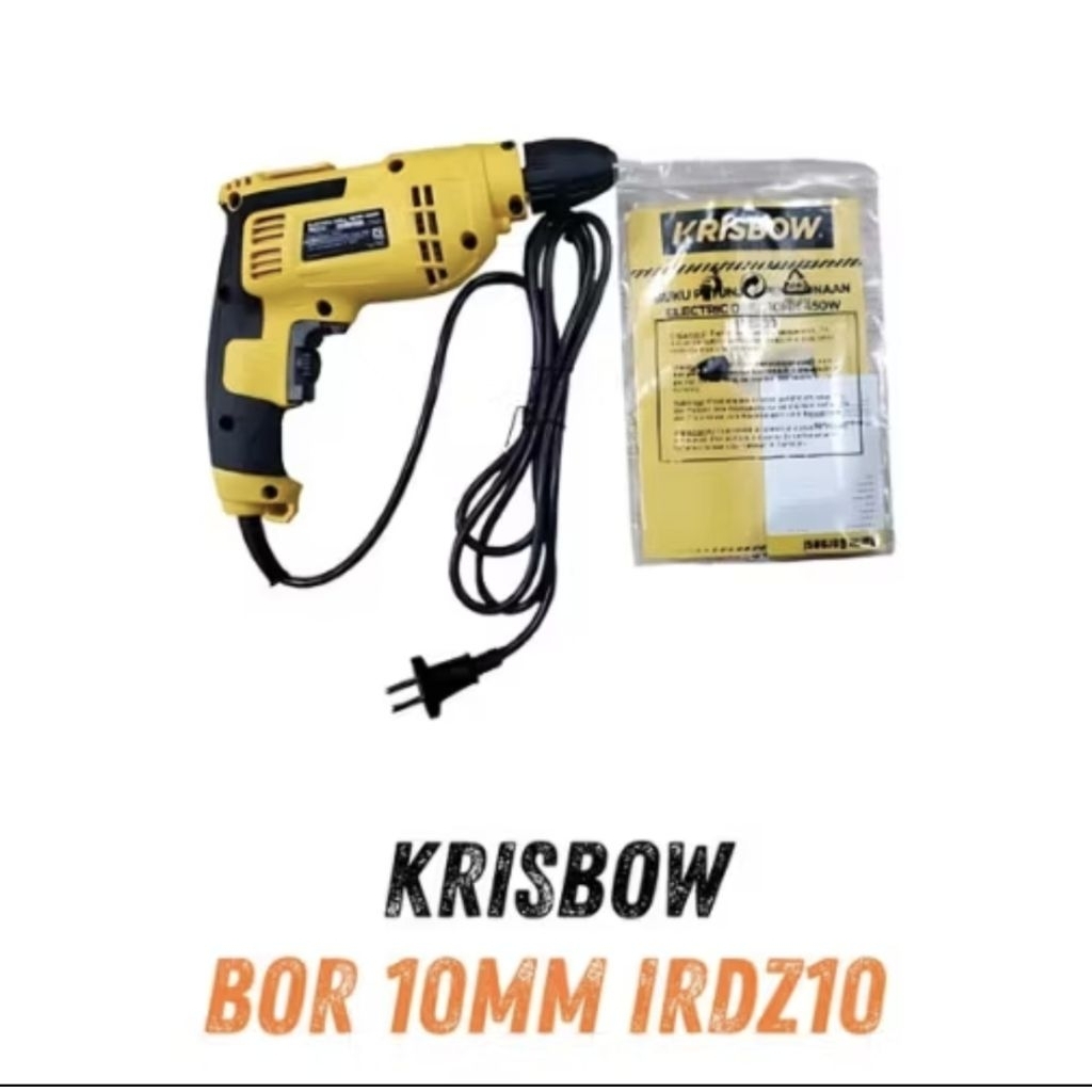 Jual Electric Drill 10mm KRISBOW IRDZ10 / Mesin Bor Listrik 10mm 400 ...