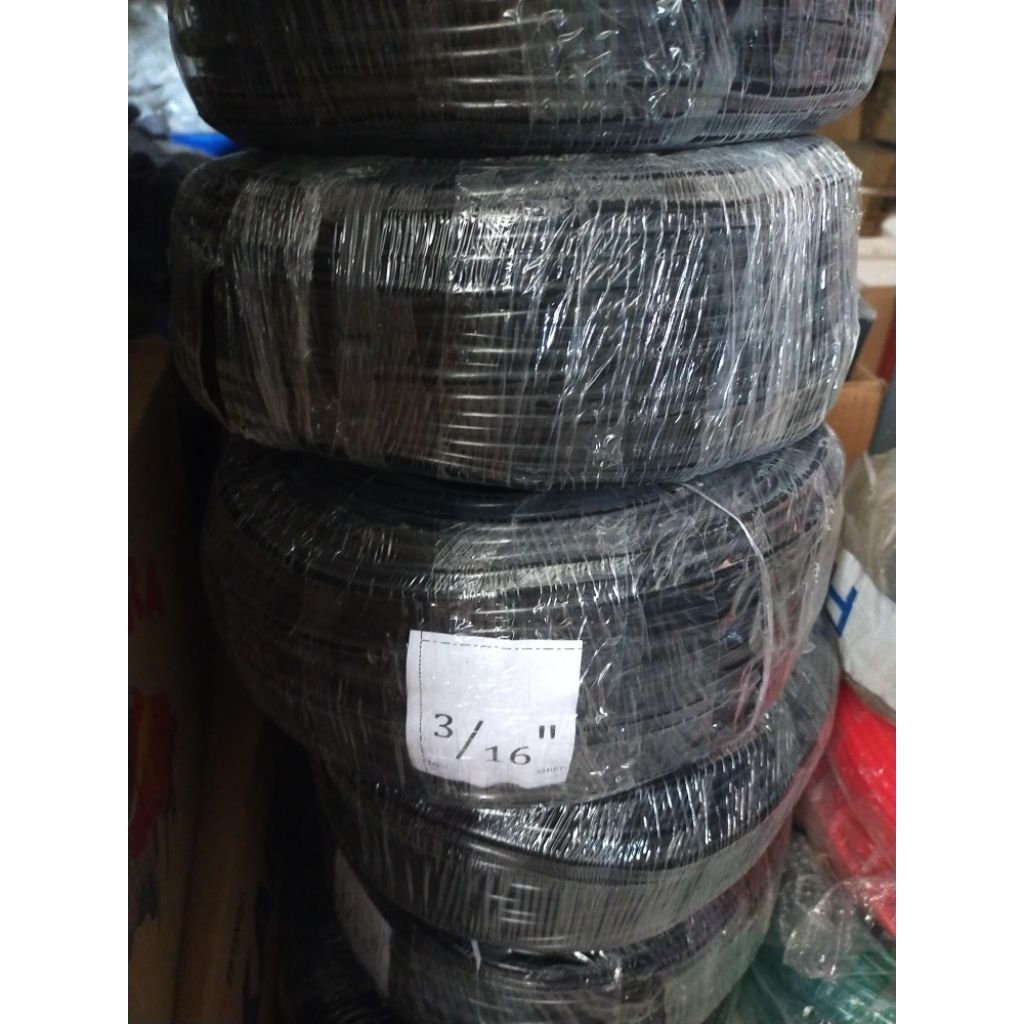 Jual SELANG HITAM 1 ROL SELANG AERATOR HITAM 3/16 selang hitam | Shopee ...