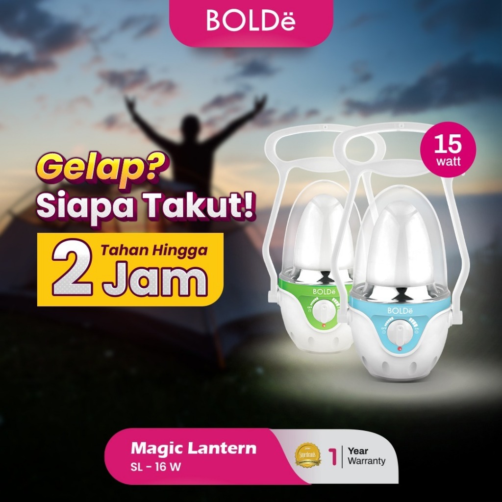 Jual BOLDe Magic Lantern / Emergency Lamp / Lampu Darurat Portabel 15 ...