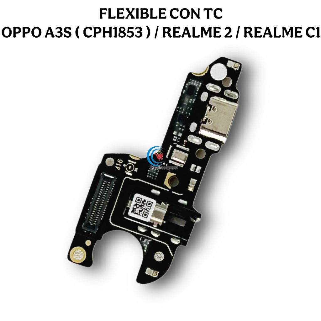 Jual FLEXIBLE KONEKTOR CAS / PAPAN CAS OPPO A3S CPH1853 COMPATIBLE FOR ...