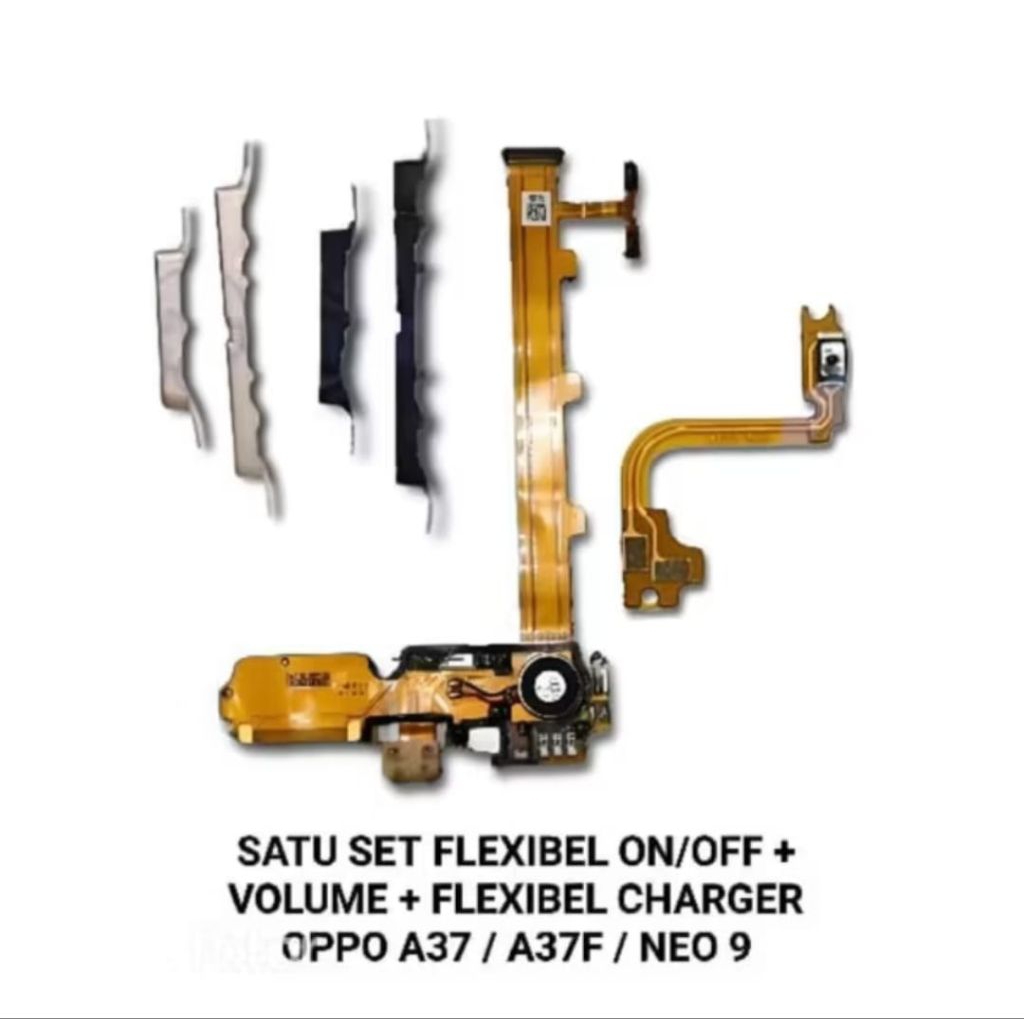 Jual Tombol Flexible Power On Off & Konektor Cas + Volume Oppo A37 ...