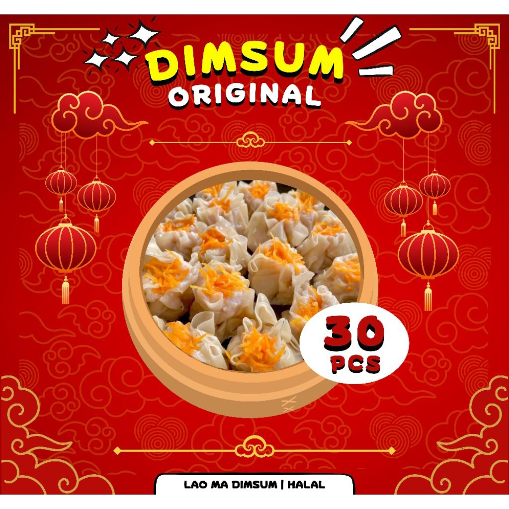 Jual DIMSUM_ORI isi 30 pcs full daging halal enak dan lezat! | Shopee ...