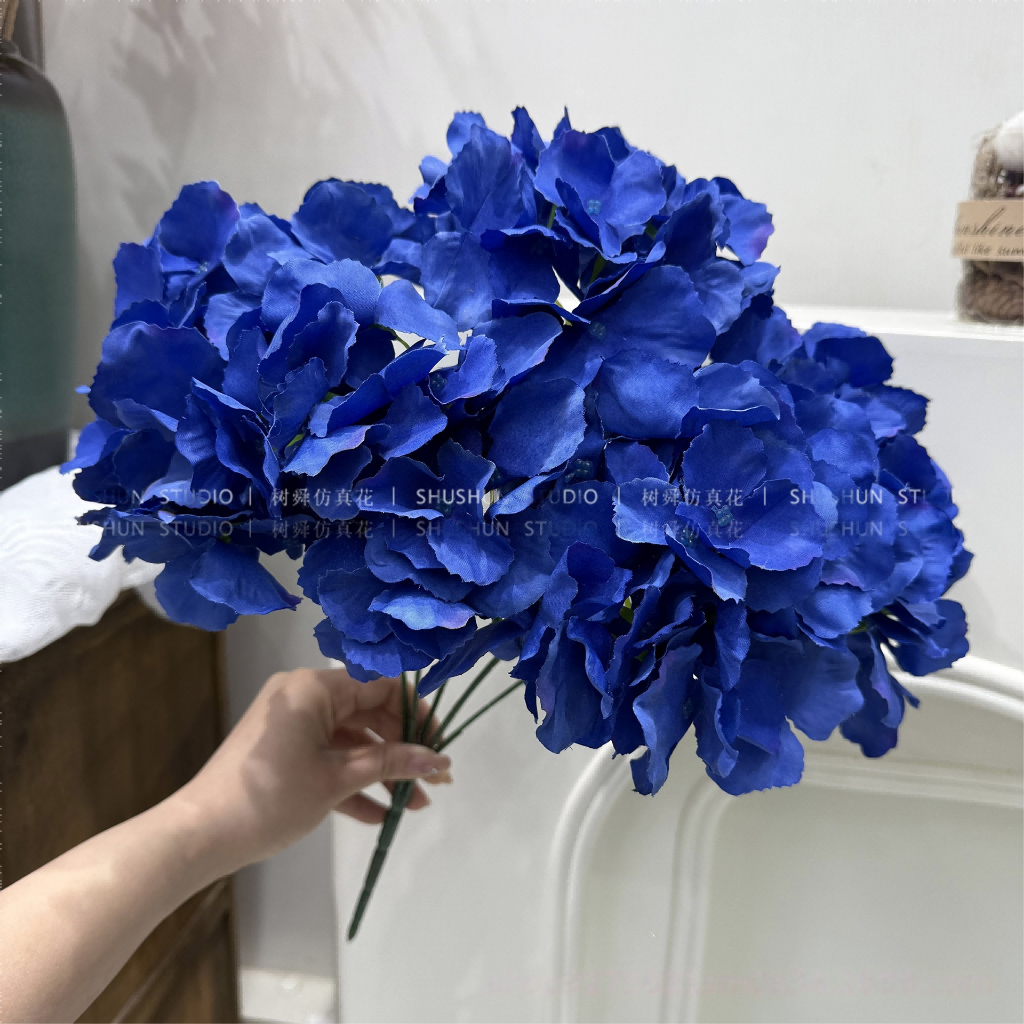Jual Buketan Bunga Sintetis Hydrangea 5 Kuntum - Untuk Pernikahan ...
