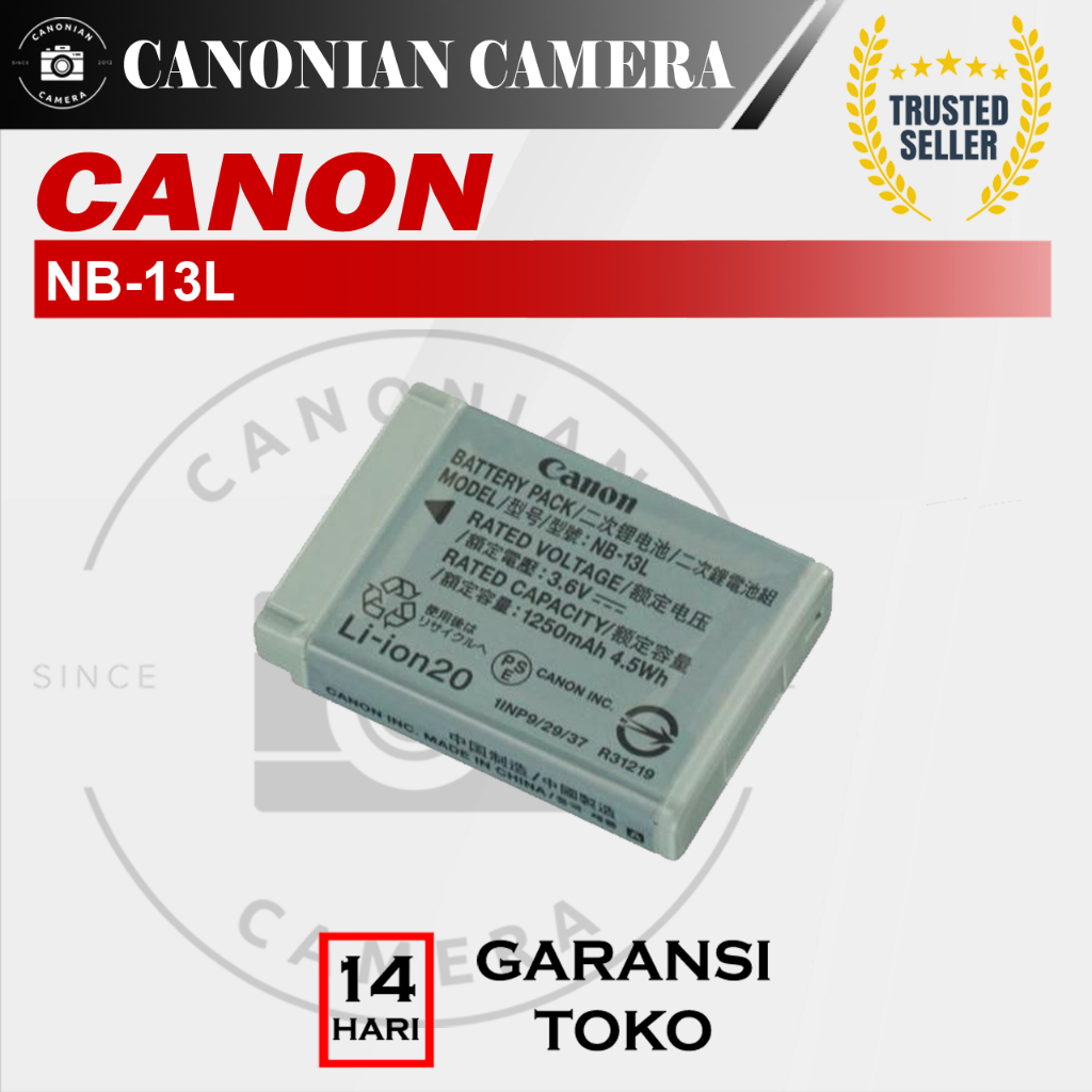 Jual Battery Baterai Batre Canon NB-13L For Canon G7X, G7X Mark II, G7X Mark III | Shopee Indonesia