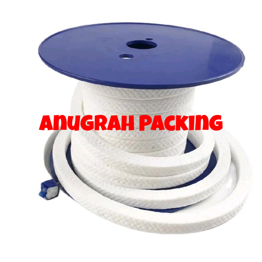 Jual Gland Packing Pure Teflon PTFE 16mm Roll 5/8 Pompa Fleksibel Kimia ...