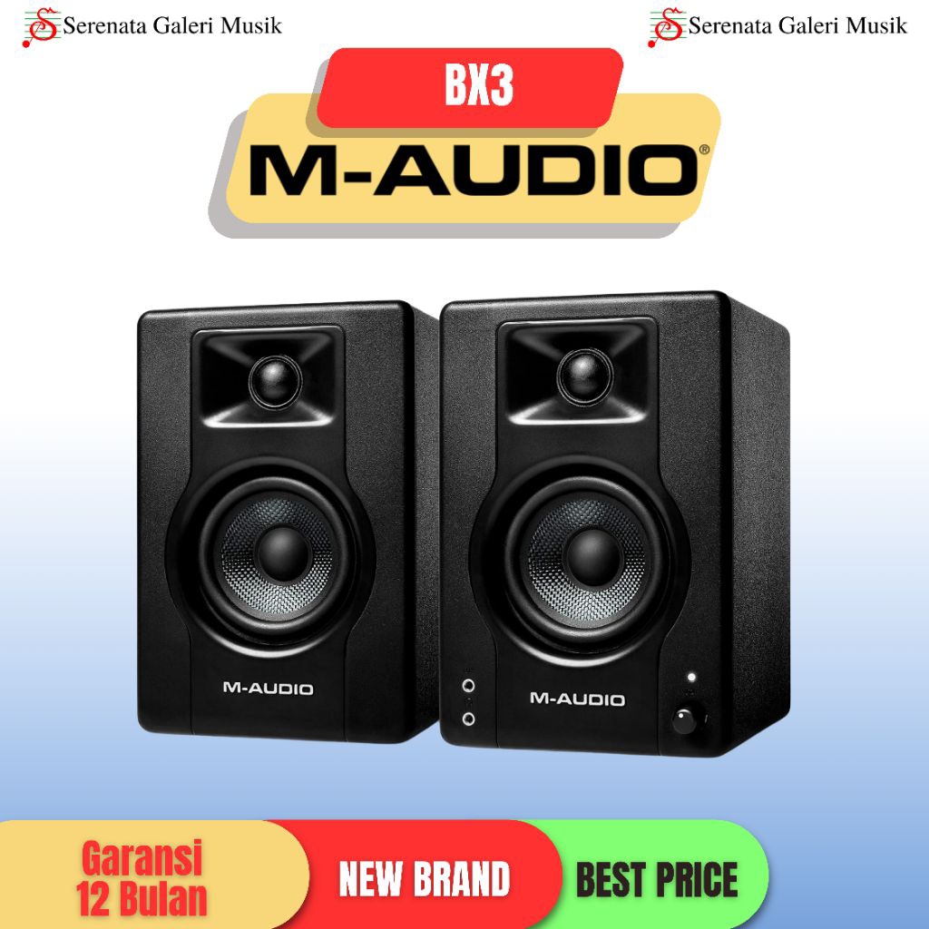 Jual M-Audio BX3 Pair Monitor Speaker | Shopee Indonesia