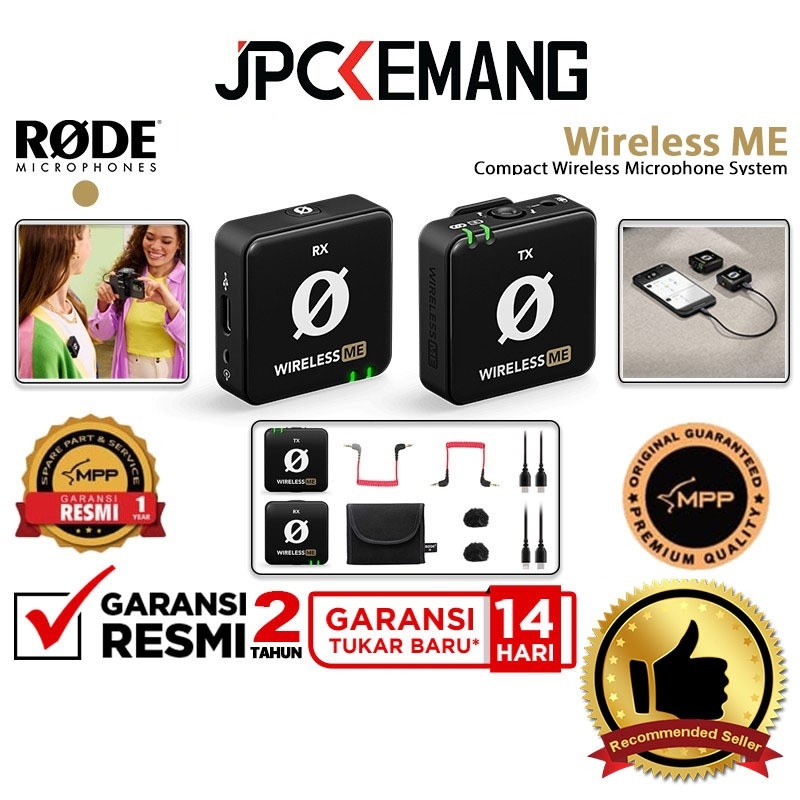 Jual Rode Wireless ME Single / Dual Compact Wireless Microphone Rode ...