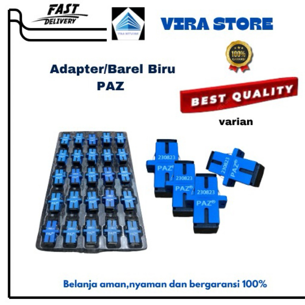 Jual Adapter Barel PAZ,XUMIKURA,FUJITOMO - Konektor Fiber Optic ...